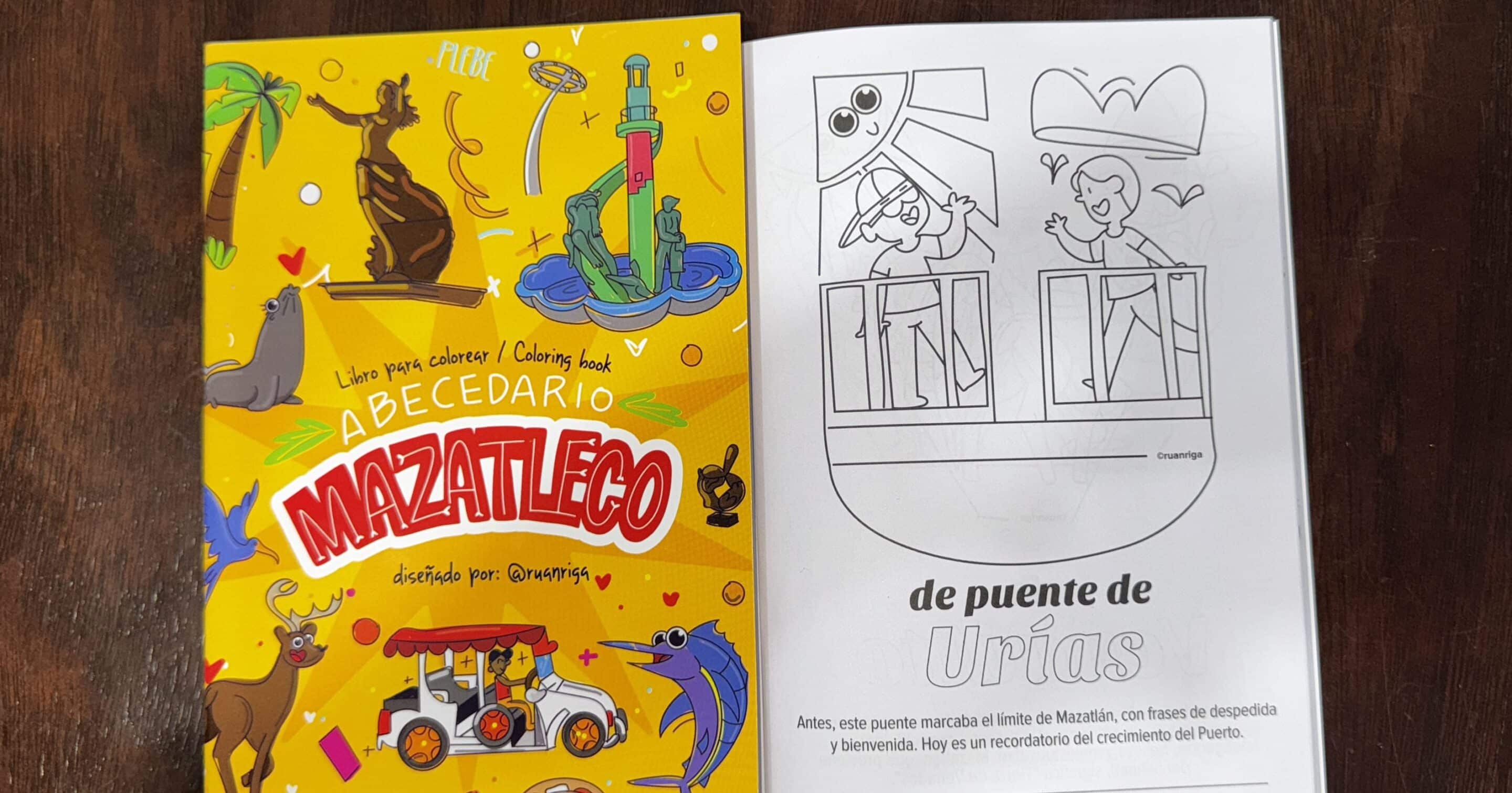 El abecedario mazatleco para colorear: Mazatlán ilustrado letra por ...